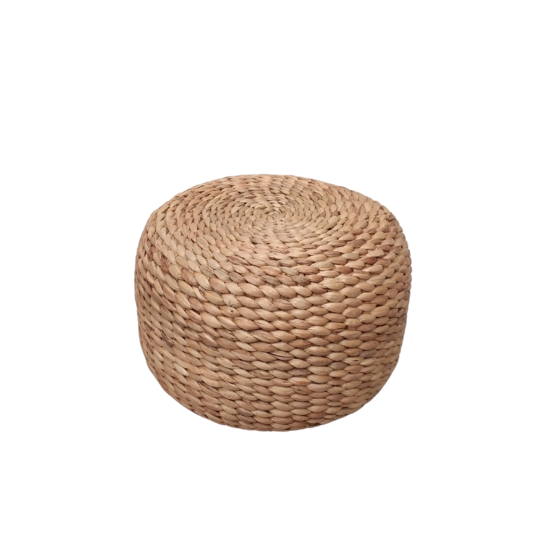 PUFF NATURAL 40 CM ROUND - Arak Madu SRL